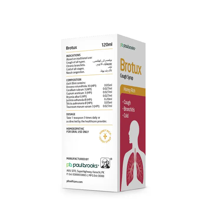 Brotux Honey Cough Syrup – Paul Brooks