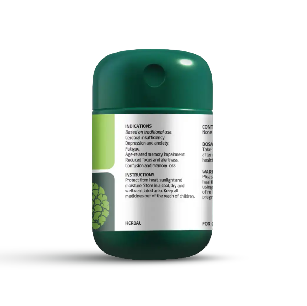 Ginkgo Max Capsules – Paul Brooks