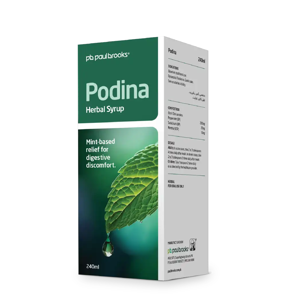 Buy Online Podina Herbal Syrup For Digestive Discomfort At Best Price ...